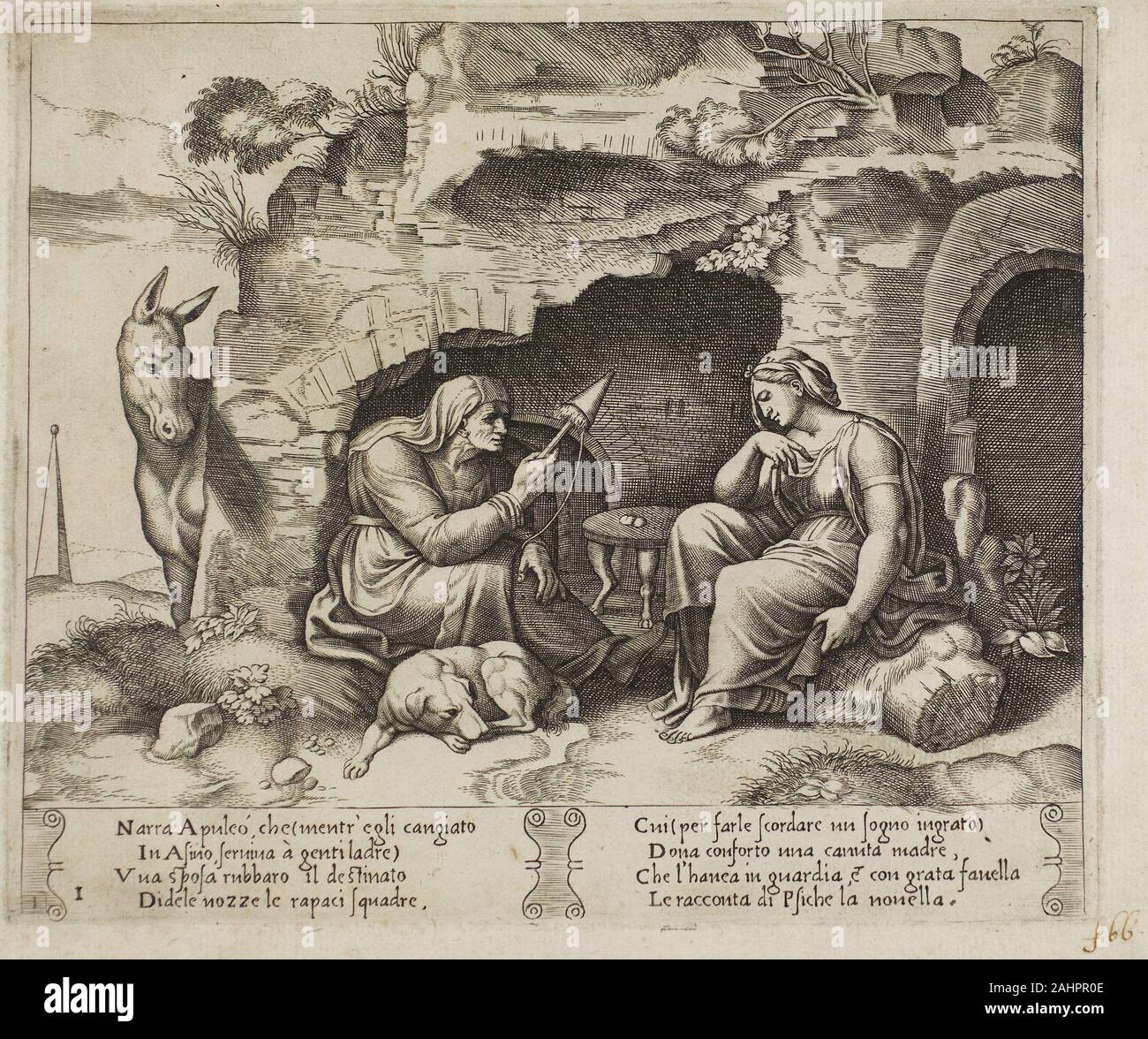 Master of the Die. Apuleius Changed into a Donkey. 1530–1540. Italy ...