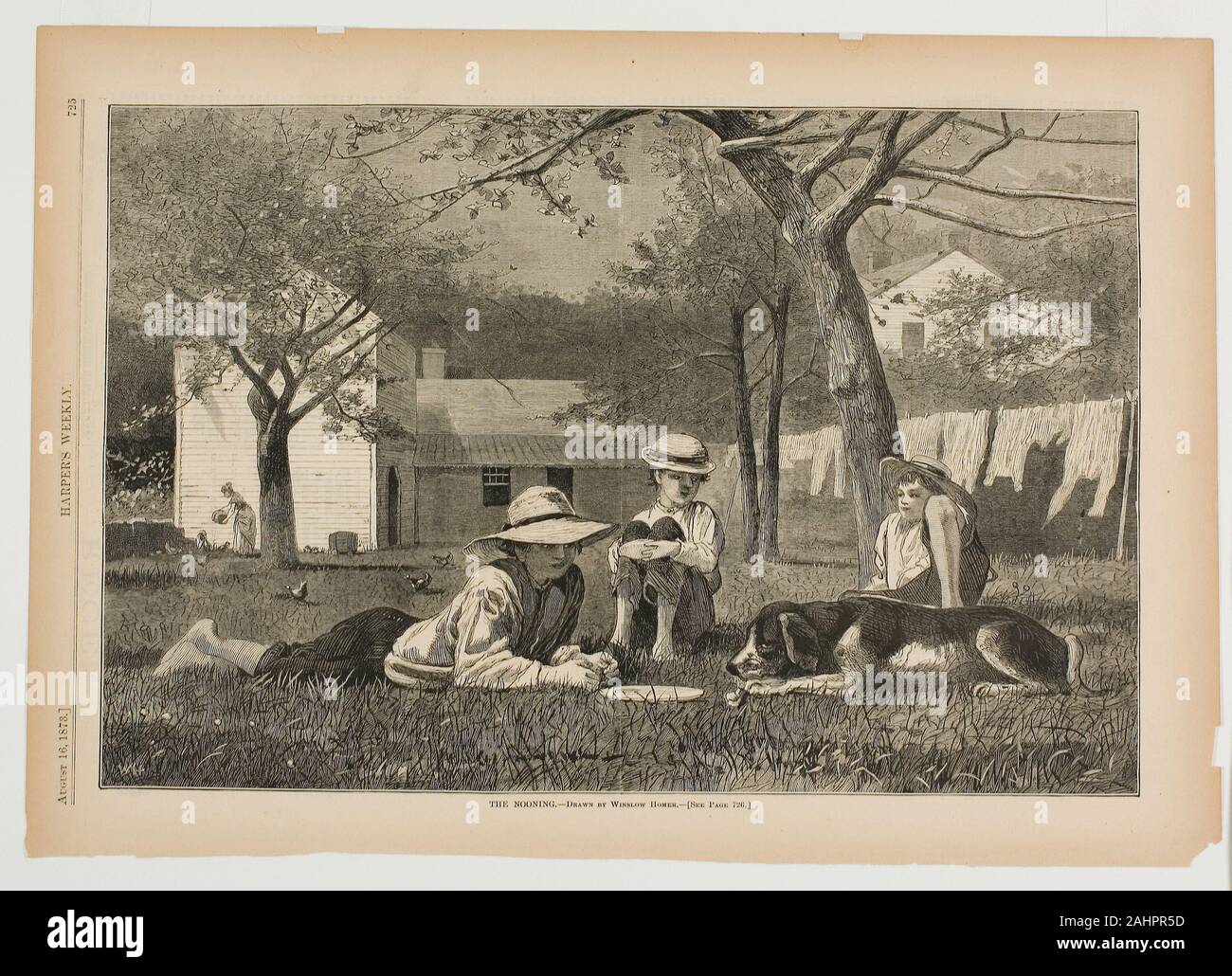 Winslow Homer. The Nooning. 1873. United States. Wood engraving on ...