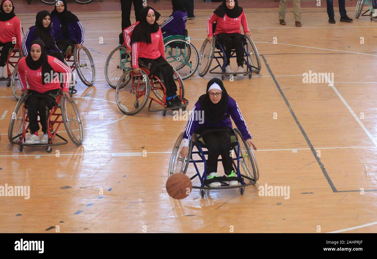 Gaza City, The Gaza Strip, Palestine. 31st Dec, 2019. Female Handicap ...