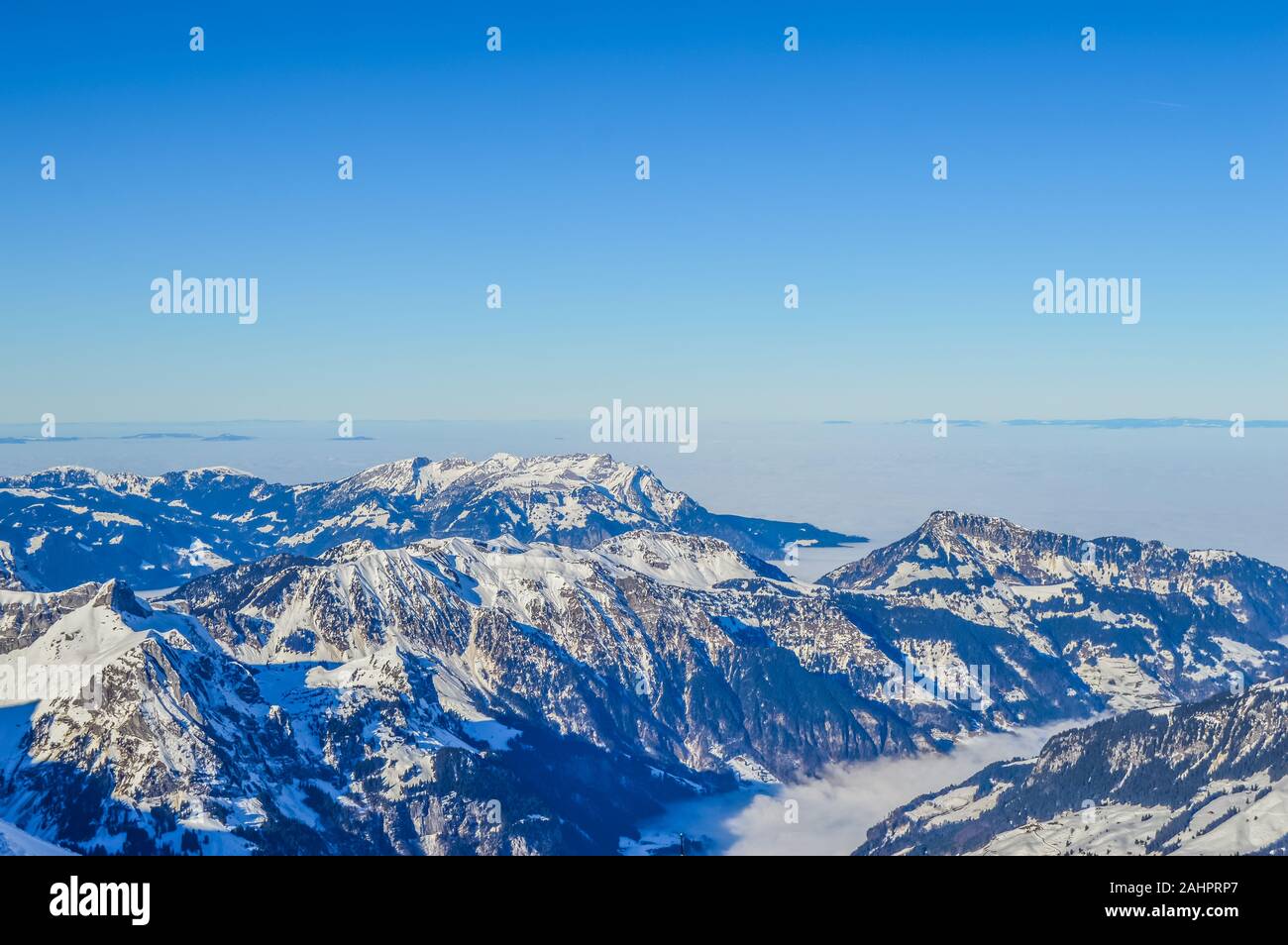 Mount or Mt Titlis in Switzerland near Engelberg Stock Photo - Alamy