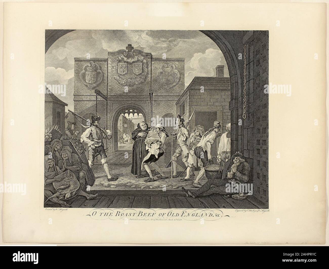 William Hogarth. The Roast Beef of Old England. 1748–1749. England ...