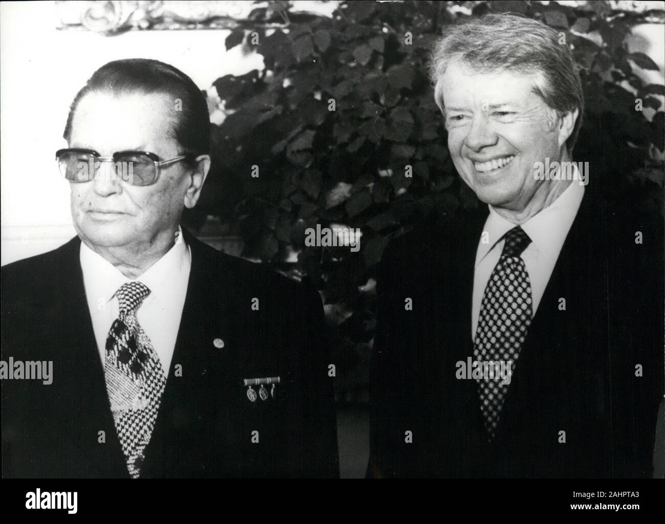 Mar. 7, 1078 - Washington DC, USA - Yugoslavia's President JOSIP BROZ ...