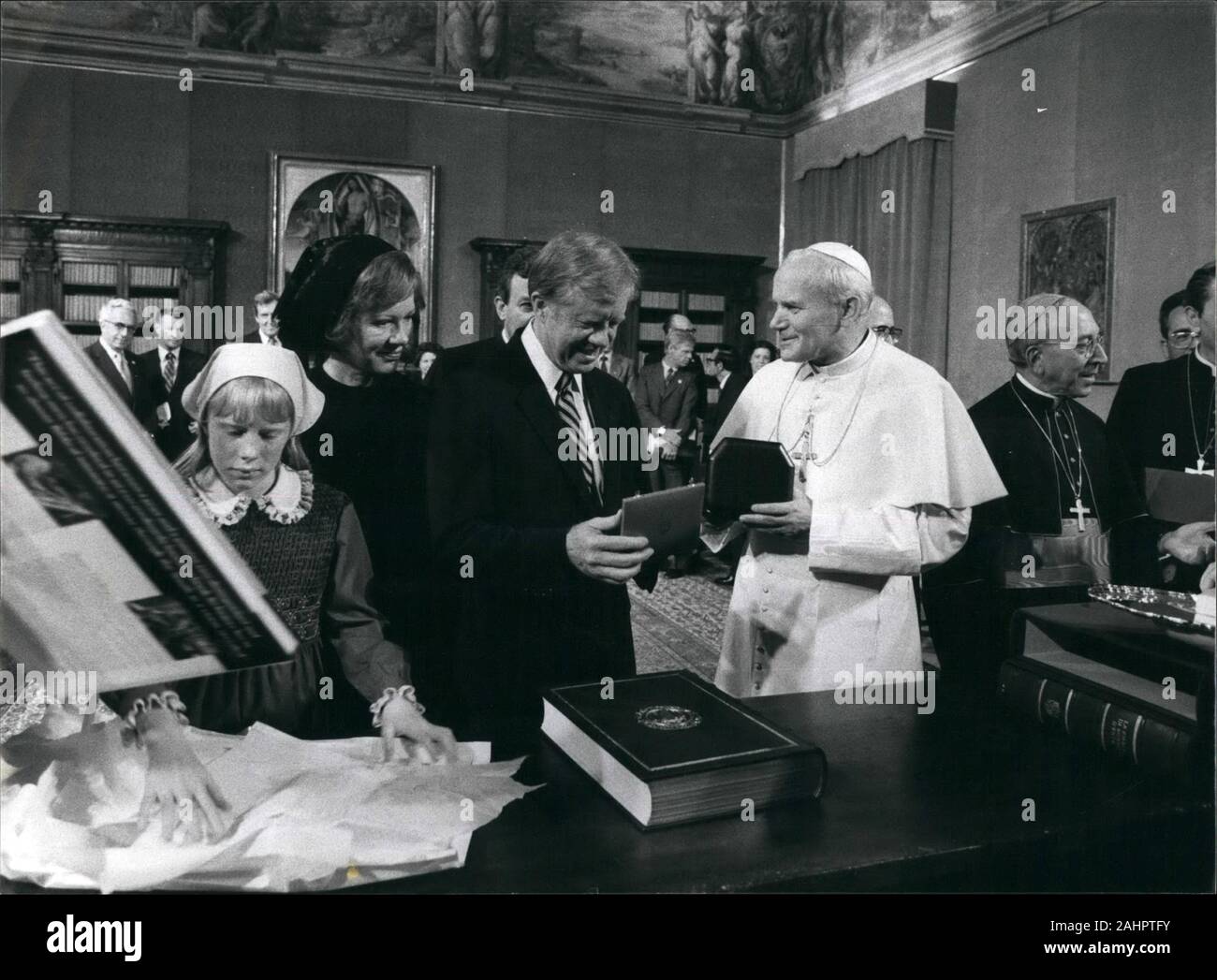 Jun. 21, 1980 - Vatican, Vatican City, Rome - President JIMMY CARTER ...