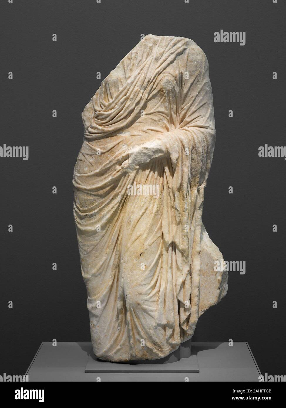 Ancient Greek. Fragment of a Grave Monument. 400 BC–201 BC. Greece ...