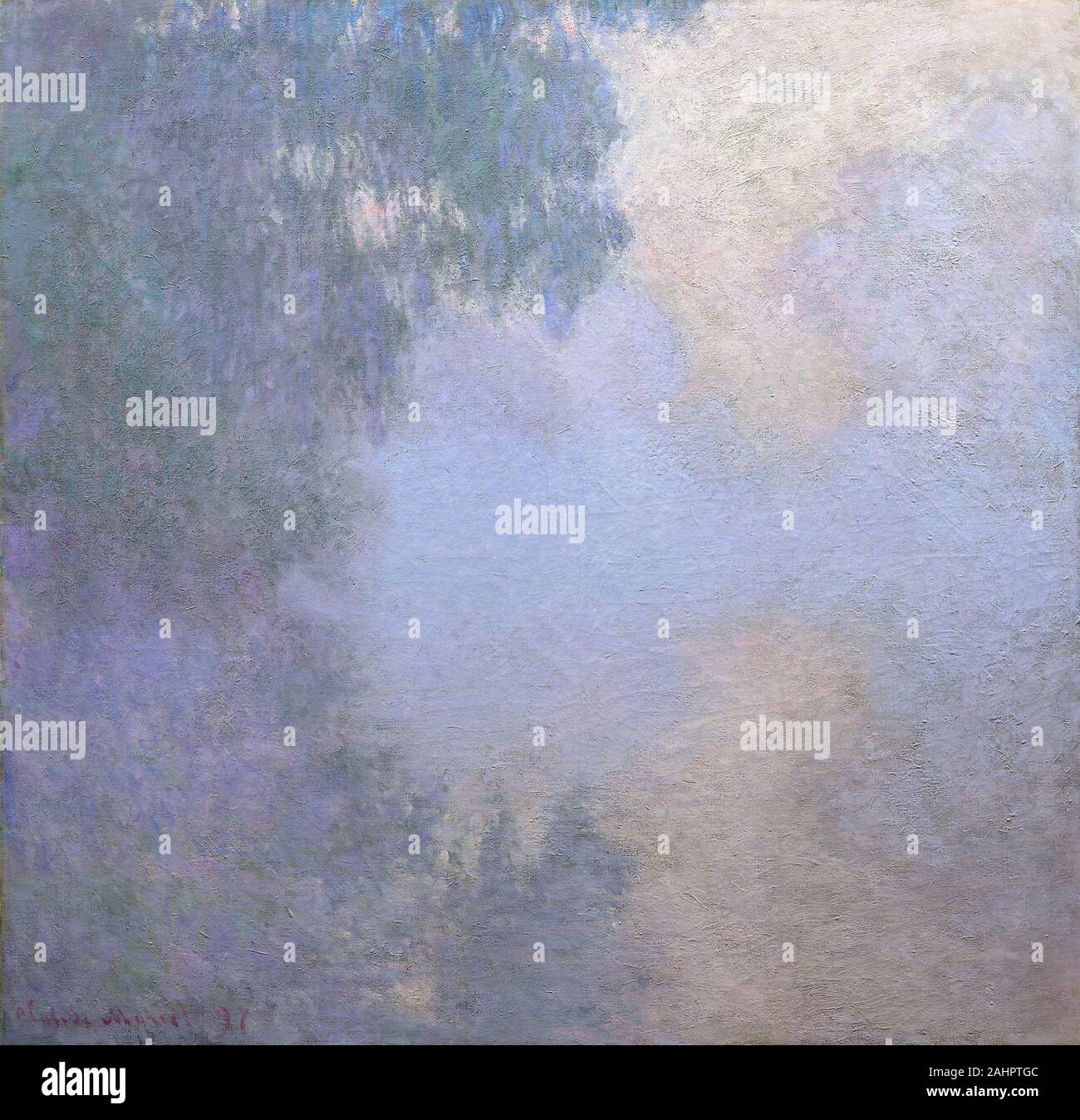 Claude Monet. Branch of the Seine near Giverny (Mist), from the series ...