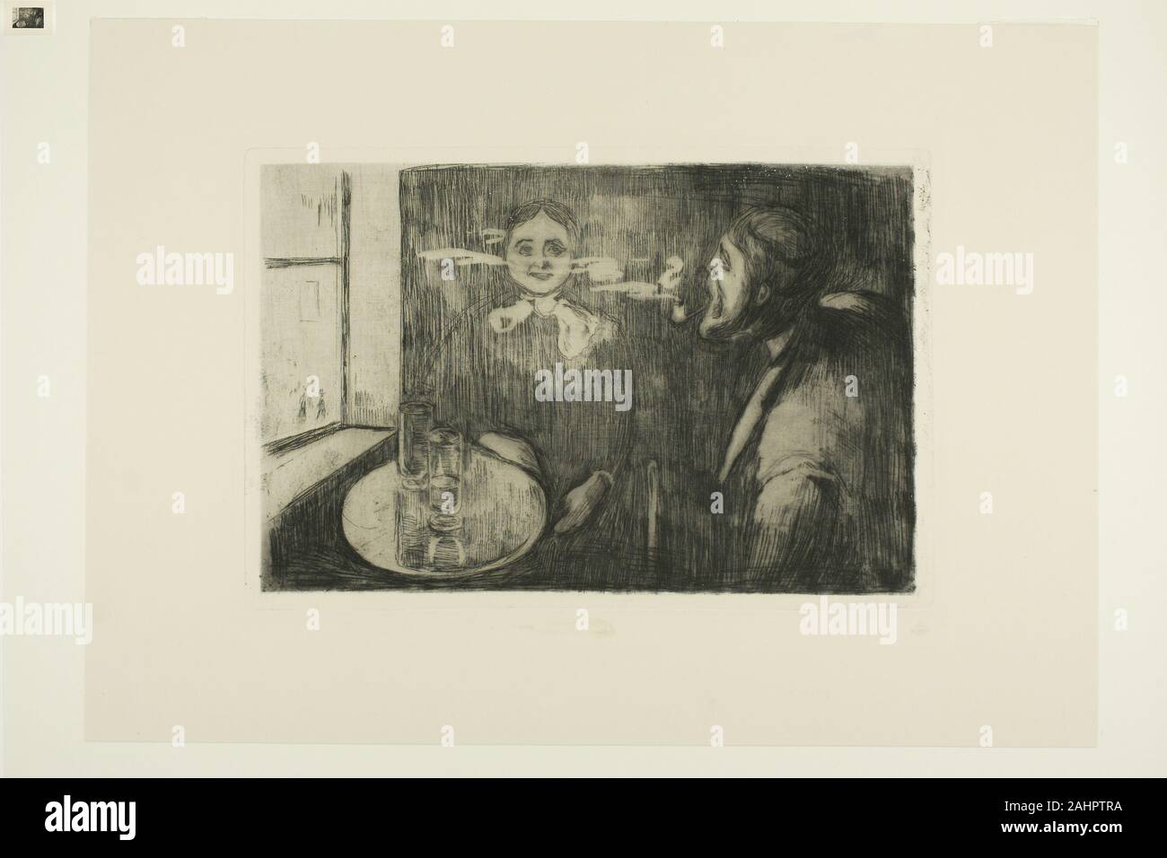 Edvard Munch. Tête à tête. 1894. Norway. Etching, drypoint and ...