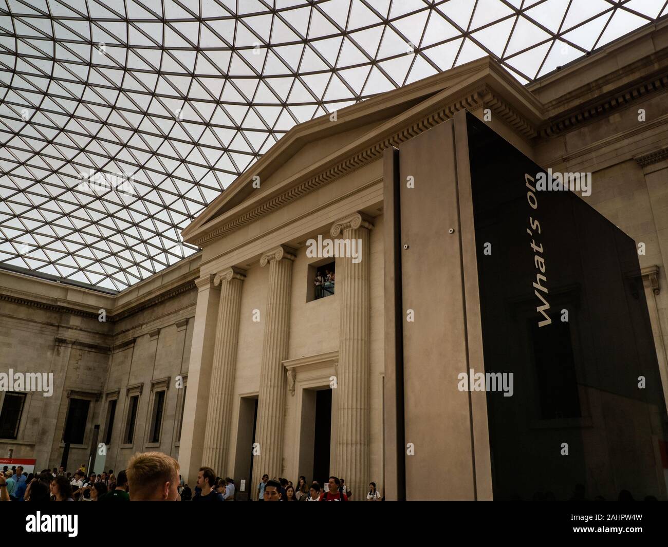 Interior of the British Museum, London, England, United Kingdom, Europe ...