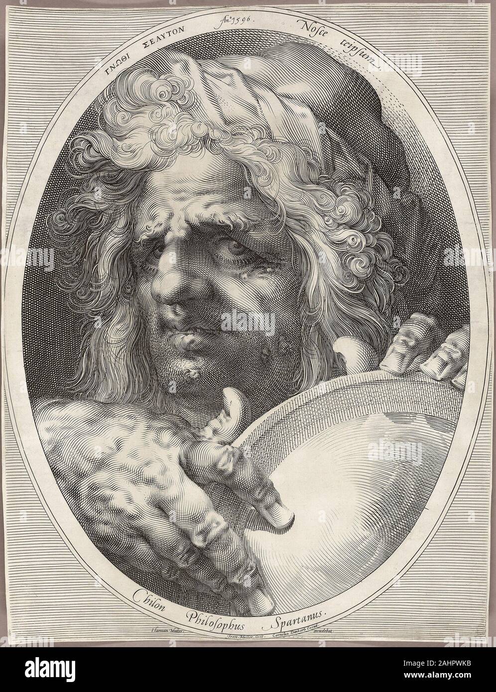 Jan Harmensz. Muller. Chilon of Sparta. 1596–1615. Netherlands ...