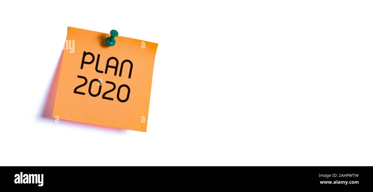 Sticky note 2020 hi-res stock photography and images - Alamy