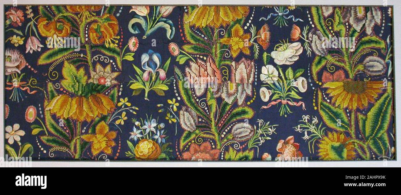 Panel. 1630–1640. France. Wool, warp-float faced 2 1 ‘S’ twill weave ...