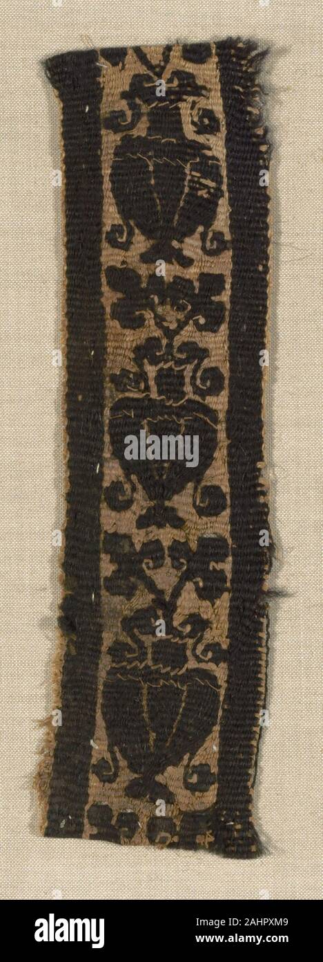 Coptic. Fragment (Border). 301 AD–500 AD. Egypt. Linen and wool, slit ...