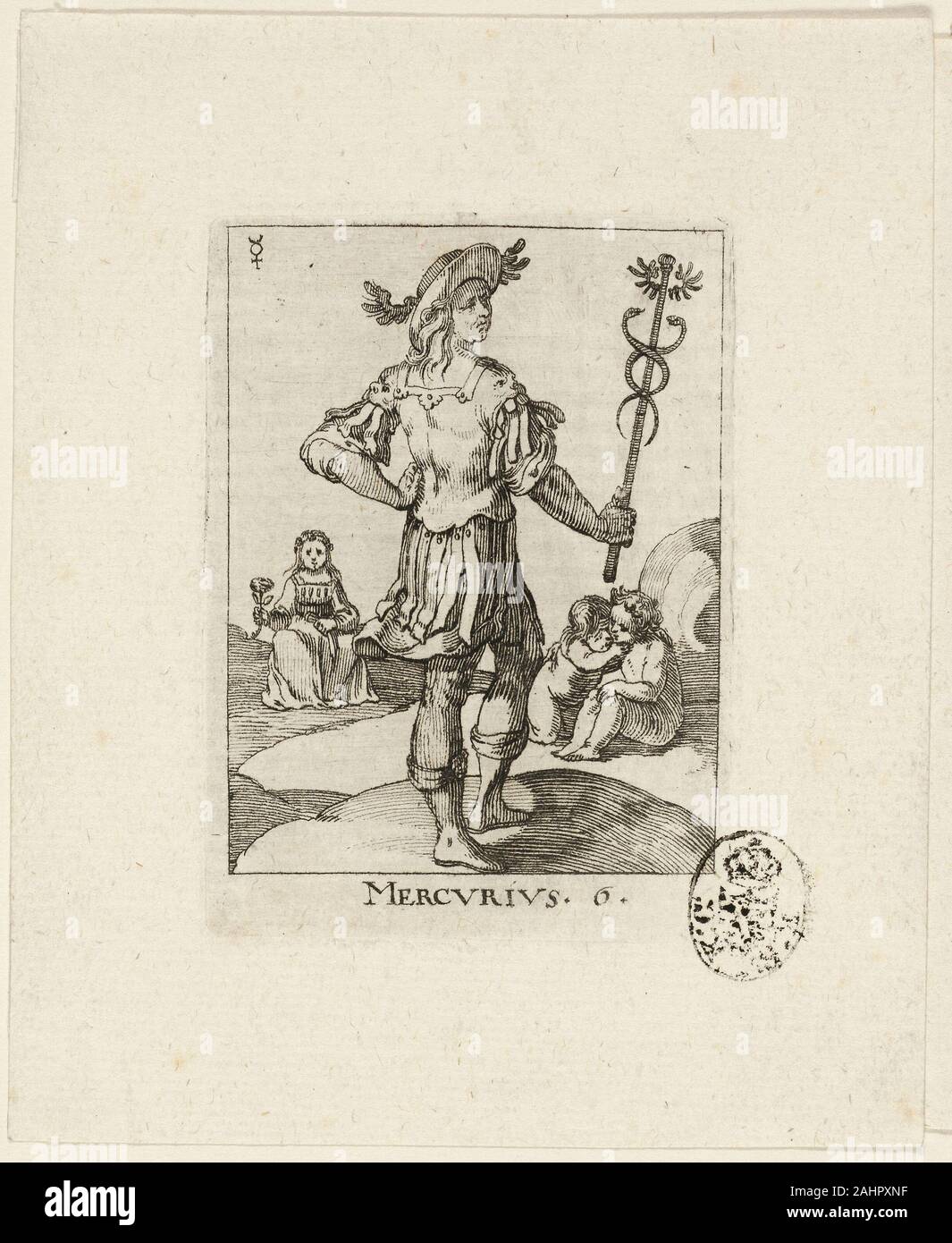 Conrad Meyer. Mercurius, plate six from Der VII Planeten. 1643–1689 ...