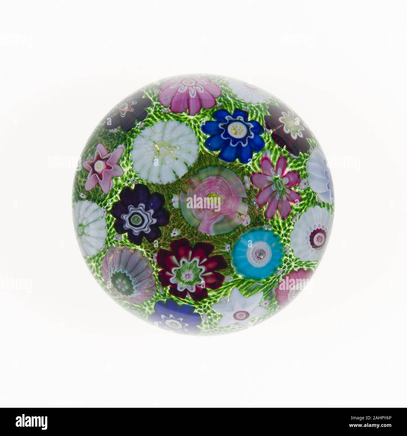 Clichy Glasshouse. Paperweight. 1840–1865. France. Glass Stock Photo ...