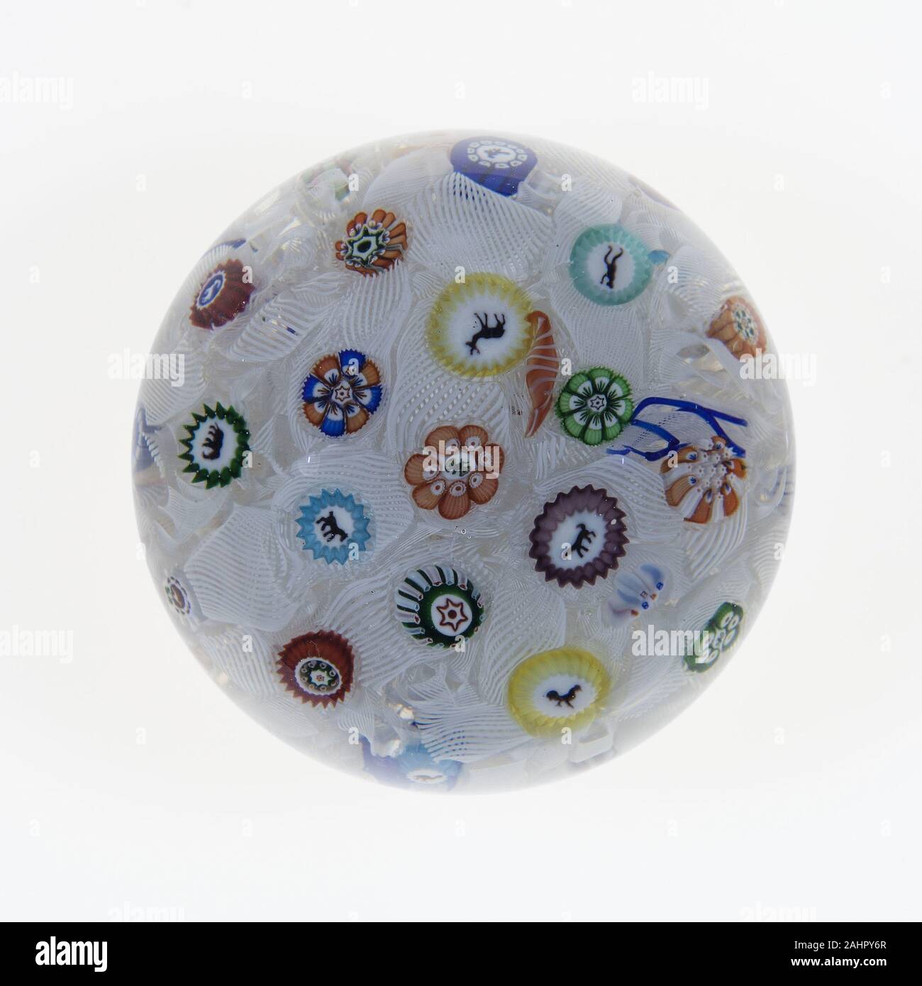 Baccarat Glassworks. Paperweight. 1848. Baccarat. Glass Stock Photo - Alamy