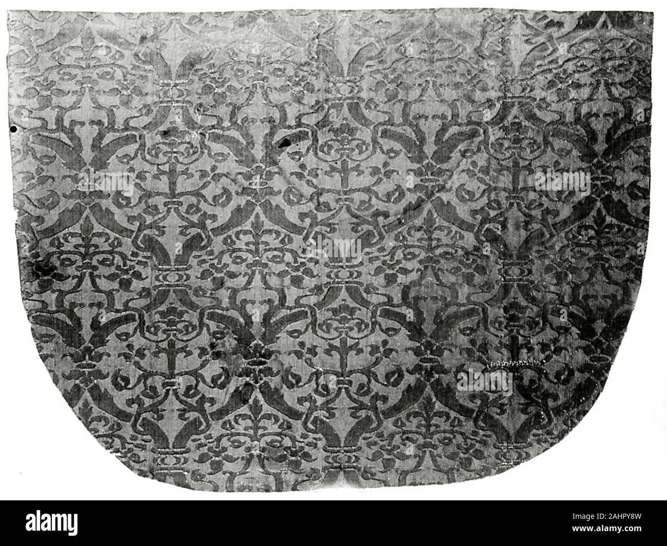 Panel. 1501–1600. Italy. Silk, damask weave Stock Photo - Alamy
