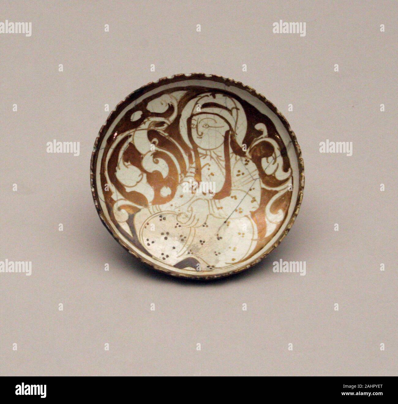 Islamic. Dish. 1150–1250. Iran. Fritware, painted in lustre on an ...