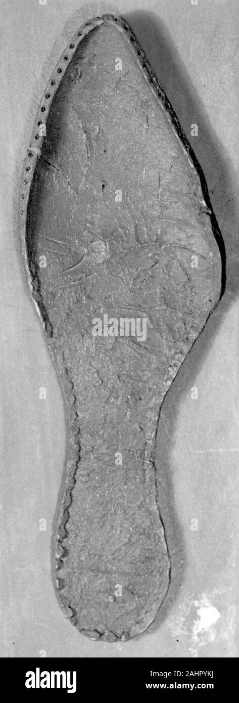 Sole of a Shoe. 1470–1490. England Stock Photo - Alamy