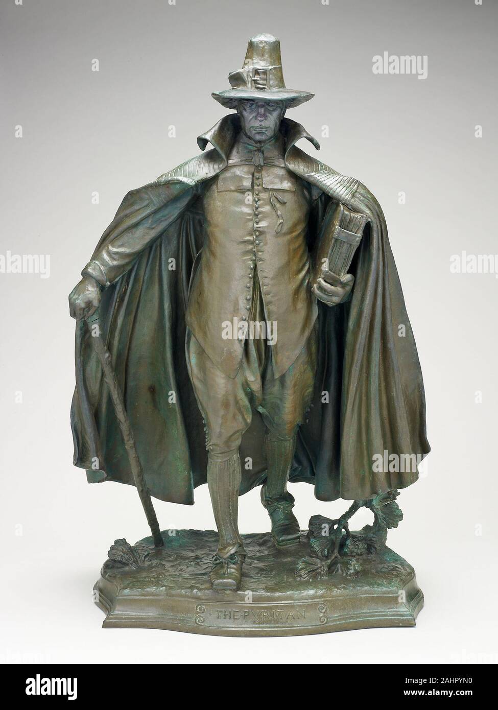 Augustus Saint-Gaudens. The Puritan. 1883–1886. United States. Bronze ...