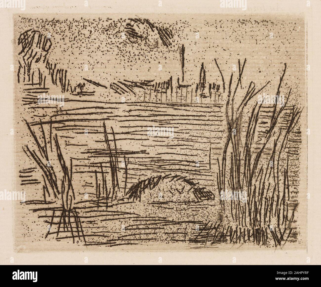 Édouard Manet. The River in the Plain, plate 4 from Le Fleuve. 1874 ...