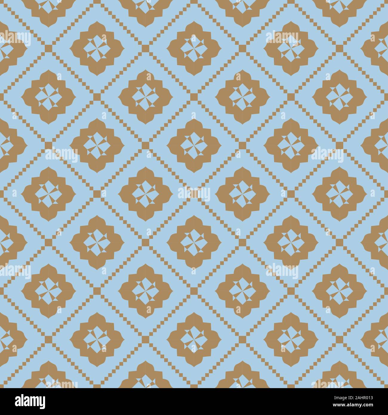 Geometric diamond pattern seamless repeat background Stock Photo - Alamy