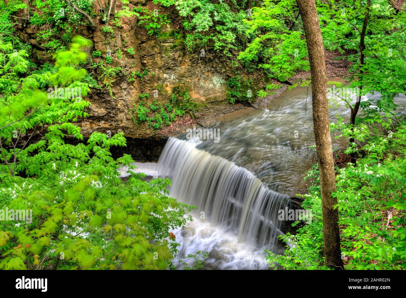 Indian Run Falls, Dublin, Ohio Stock Photo - Alamy