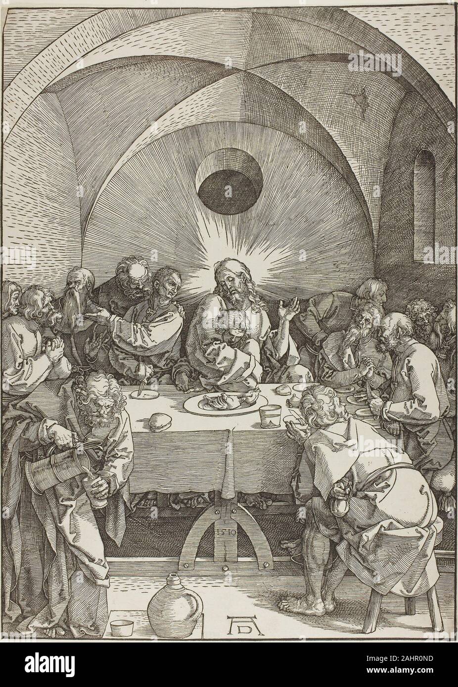 Albrecht Dürer. The Last Supper, from The Large Passion. 1510. Germany ...