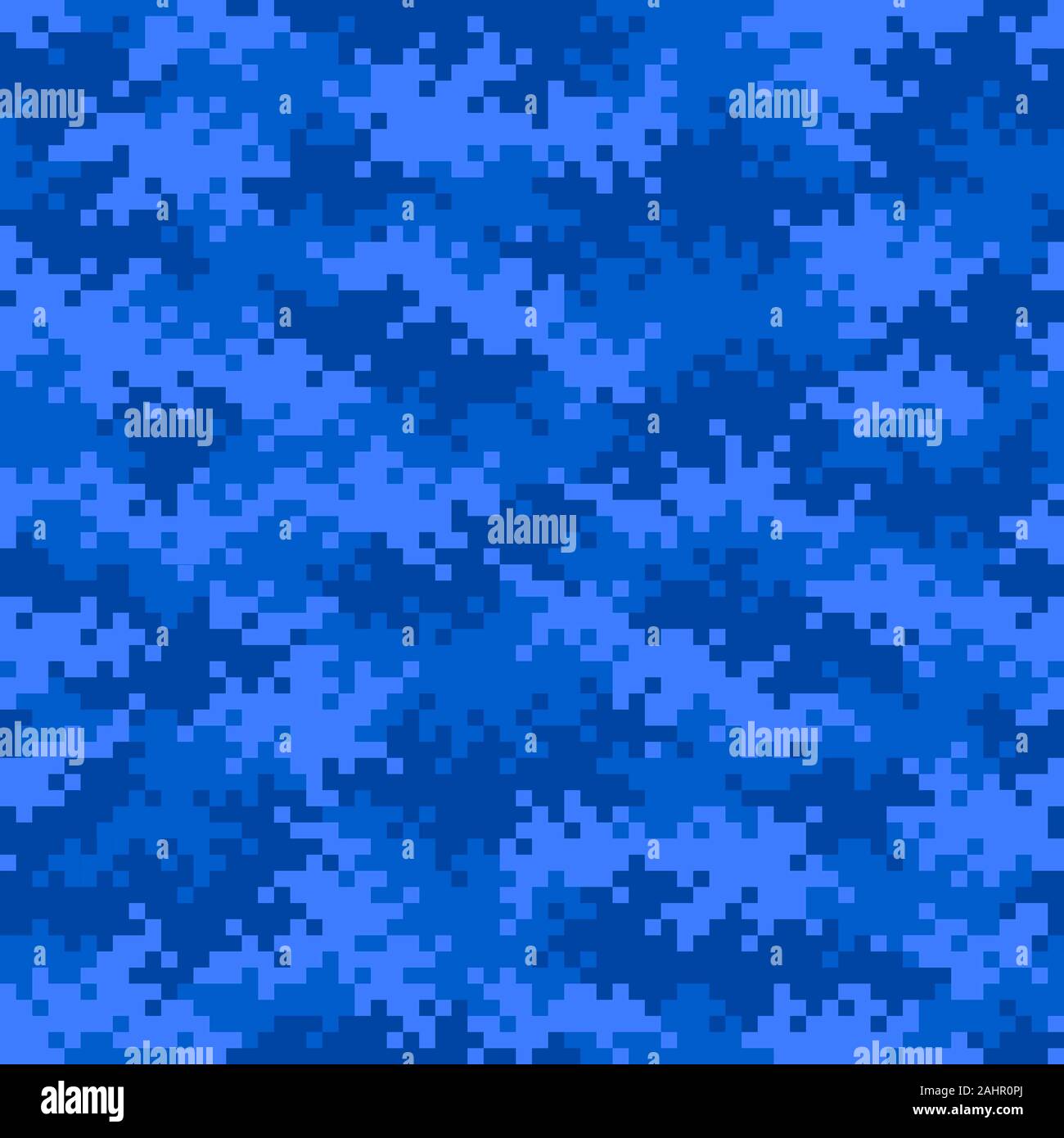 Dark blue military digital camouflage pixel pattern seamlessly tileable ...