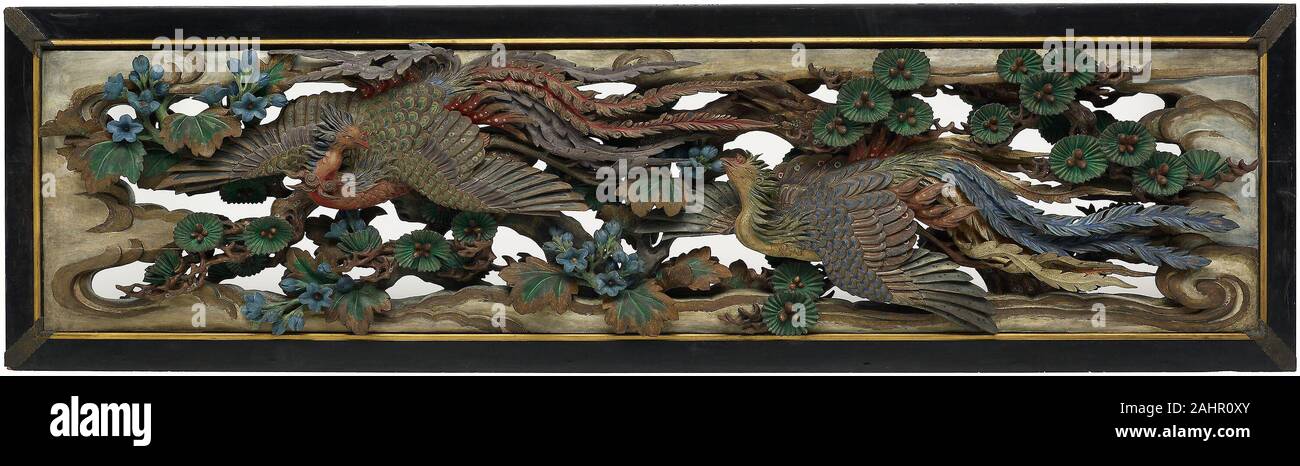 Takamura Kôun. One of a Pair of Ramma (Transom) Panels from the Hooden ...