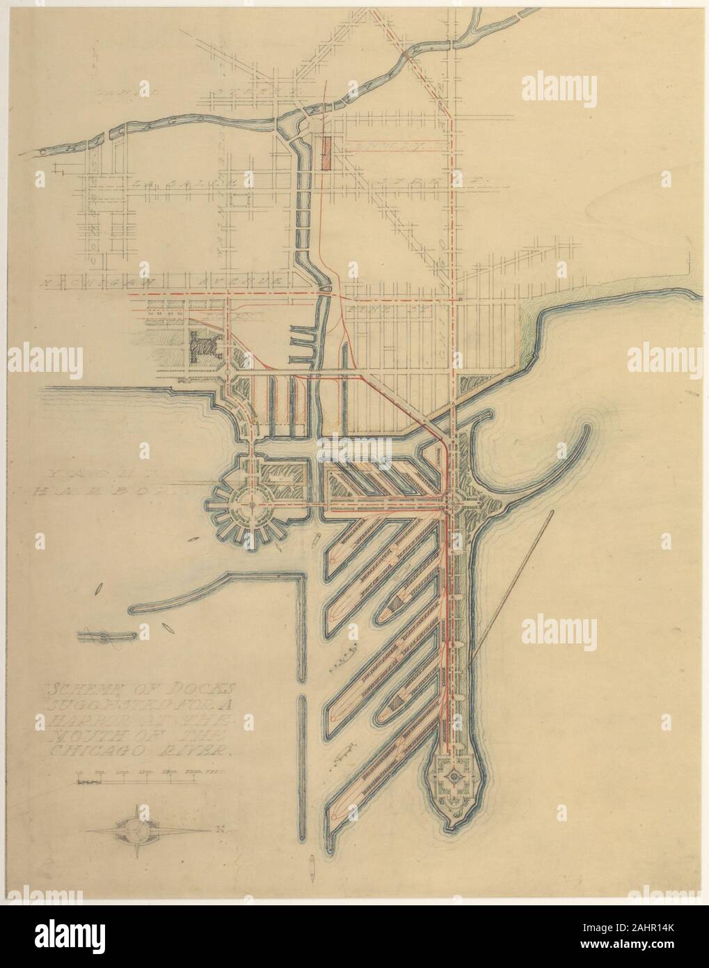 Daniel Hudson Burnham (Architect). Plate 71 from The Plan of Chicago ...