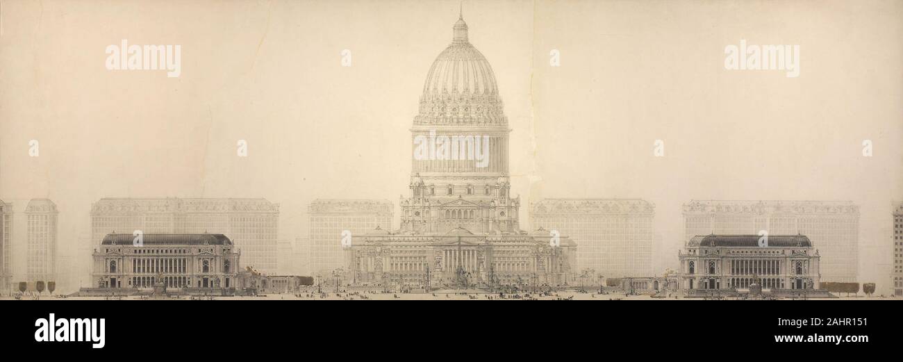 Daniel Hudson Burnham (Architect). Plate 131 from The Plan of Chicago ...