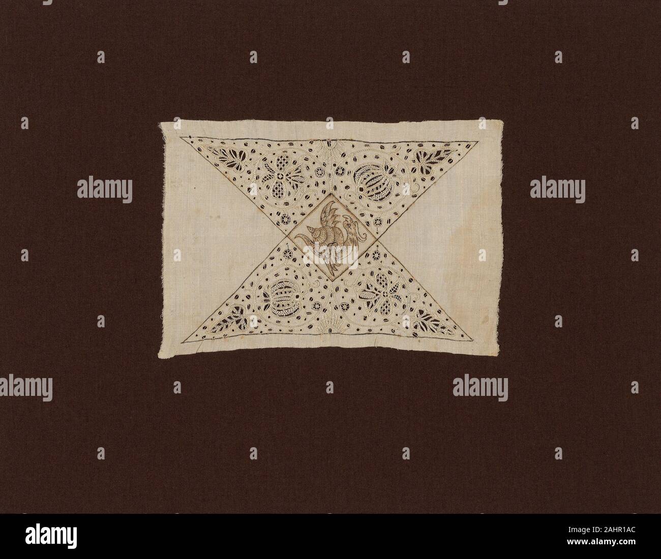 Insertion from a Table Cloth. 1601–1625. England. Linen, plain weave ...