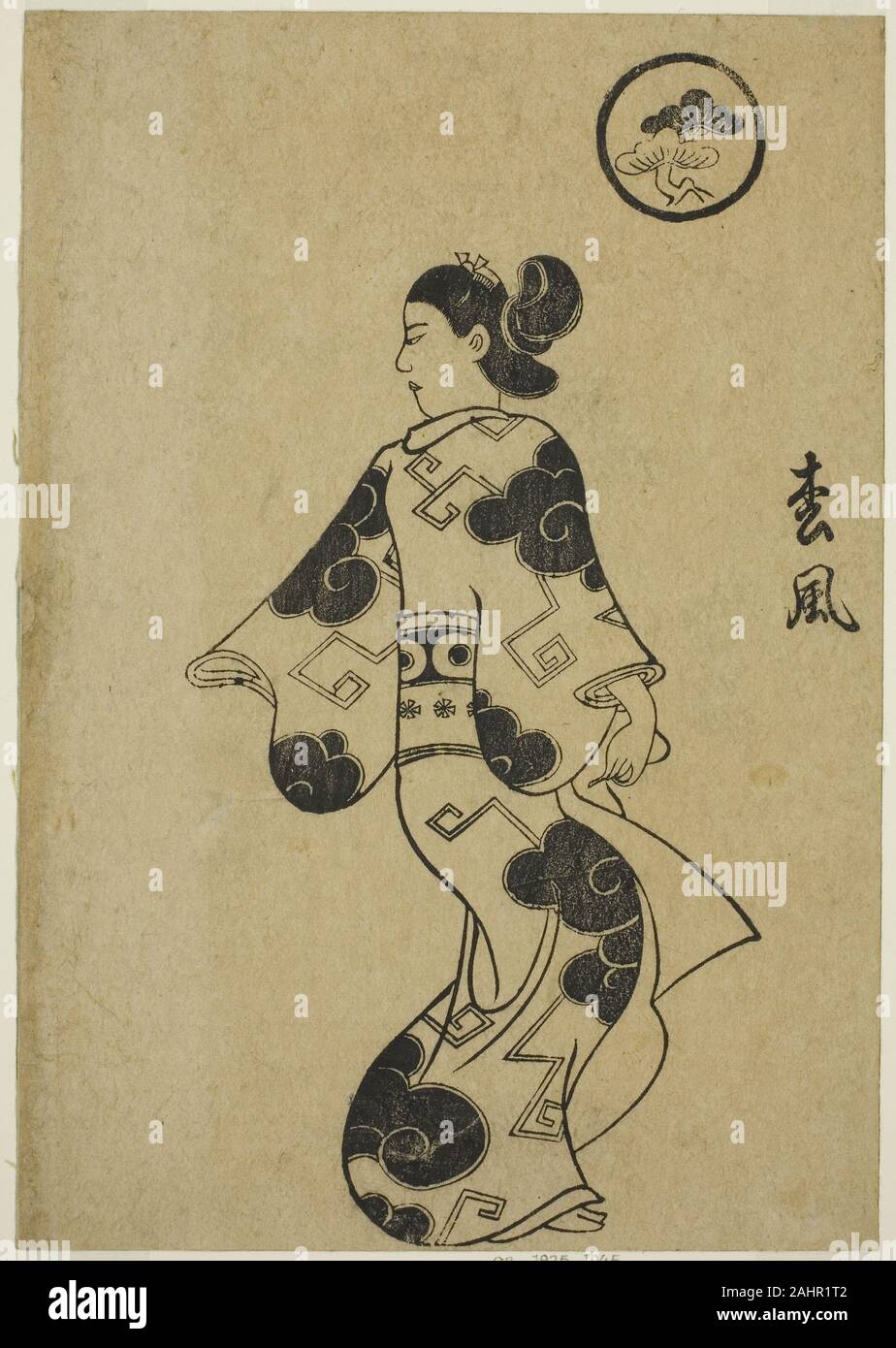 Torii Kiyonobu I. Matsukaze, from Album of Courtesans (Keisei ehon ...