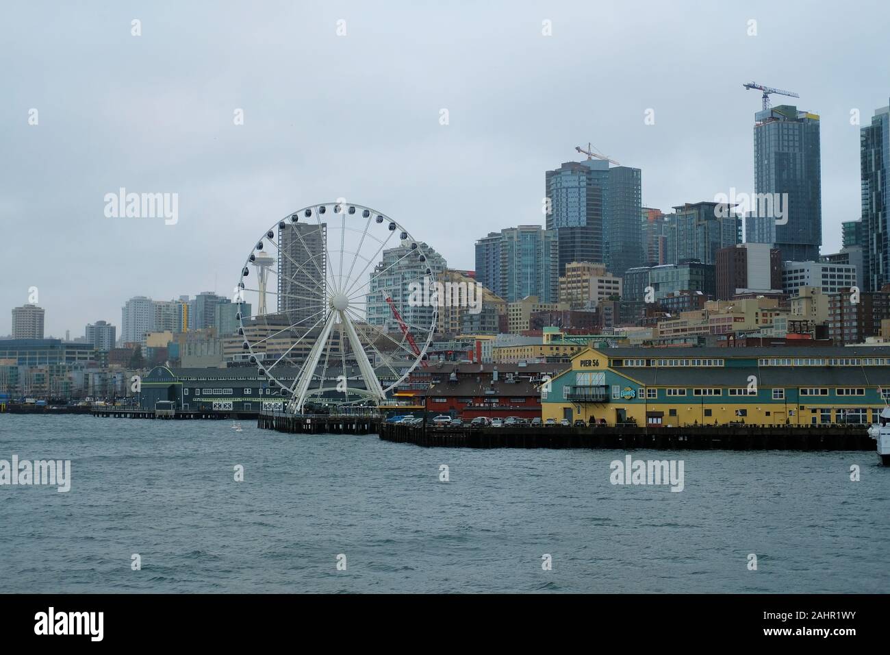 Seattle view from ferry hi-res stock photography and images - Alamy