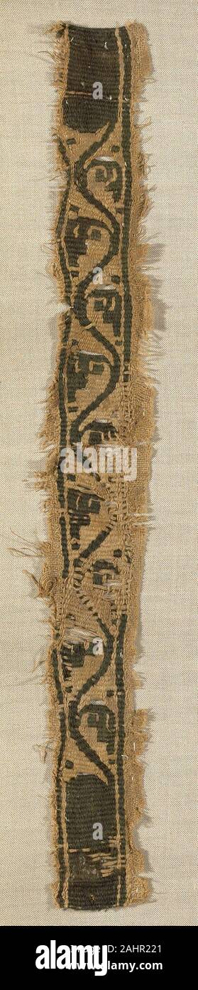 Coptic. Fragment. 301 AD–500 AD. Egypt. Linen and wool, slit tapestry ...