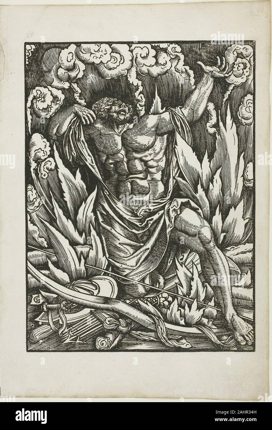 Gabriel Salmon. The Labors of Hercules Hercules on the Pyre. 1523–1533 ...