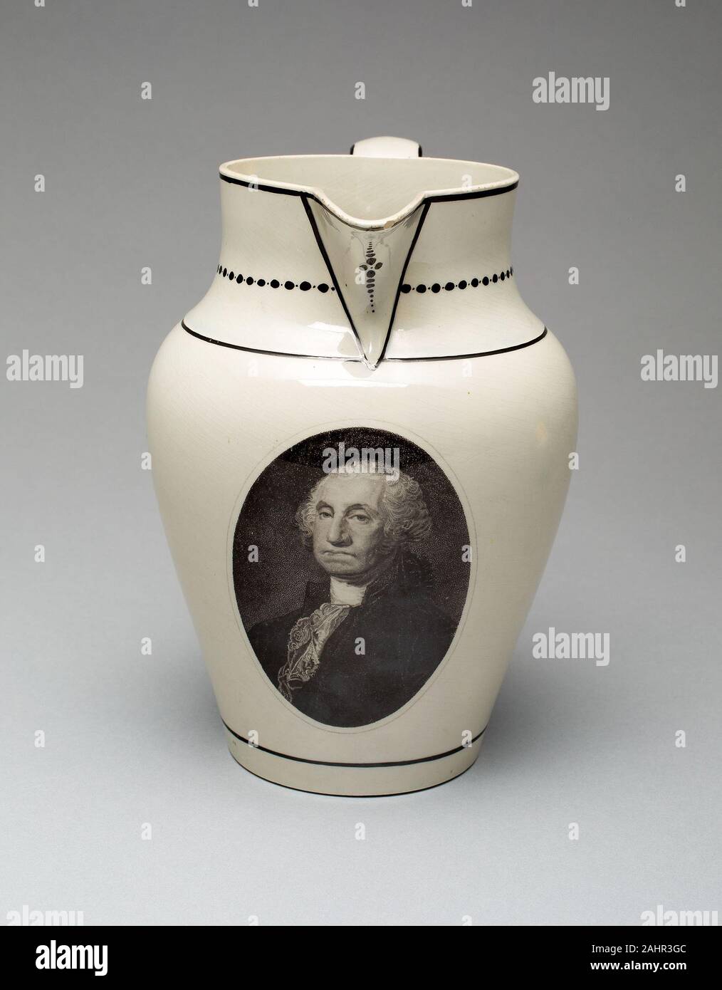 Herculaneum Pottery Co.. Jug. 1800–1810. Liverpool. Creamware Stock ...