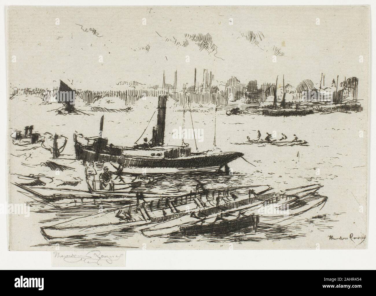 Theodore Roussel. The Steam Launch, Chelsea Embankment. 1888–1889 ...