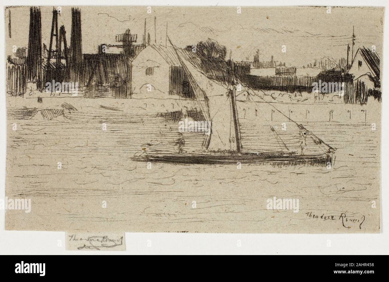 Theodore Roussel. The Little Barge, Chelsea. 1888–1889. England ...