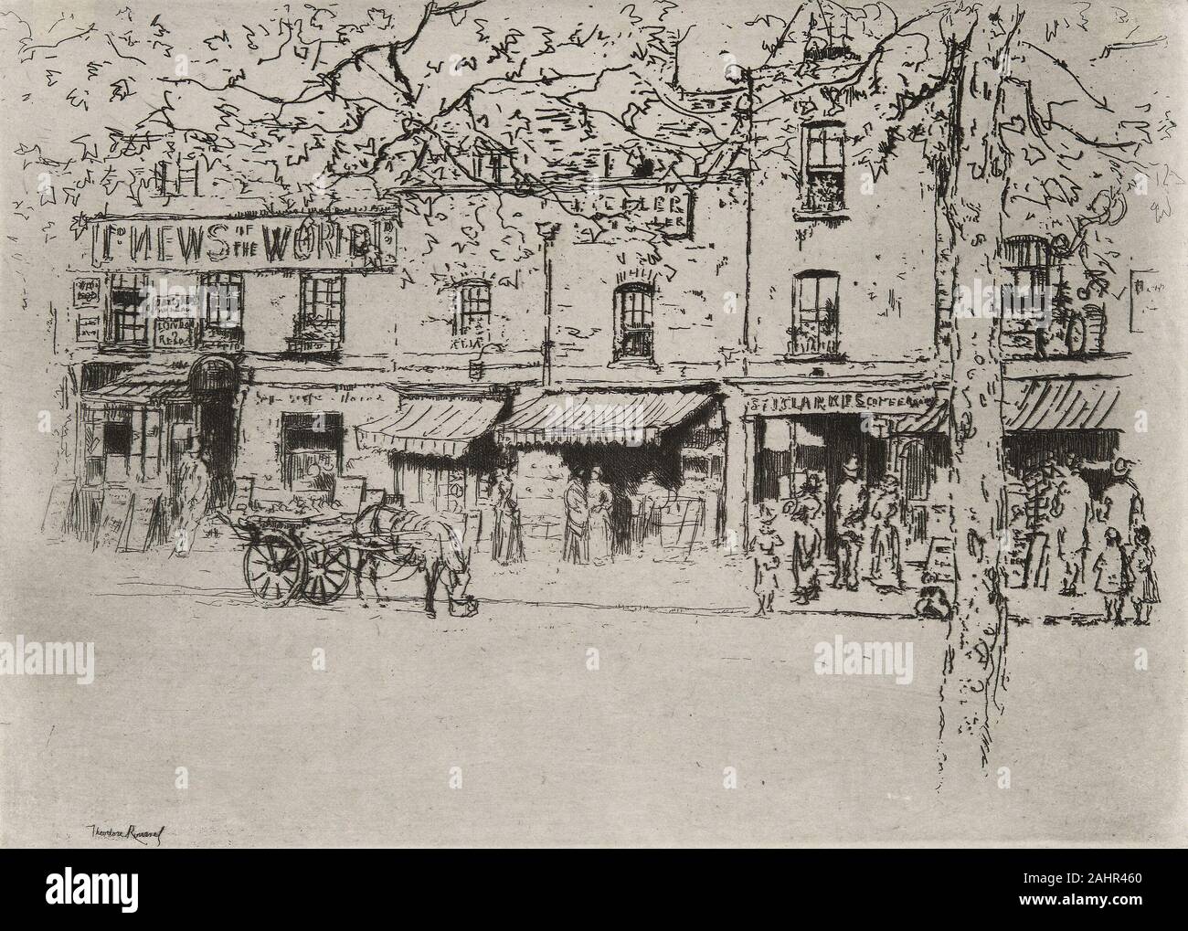 Theodore Roussel. The Street, Chelsea Embankment. 1888–1889. England ...