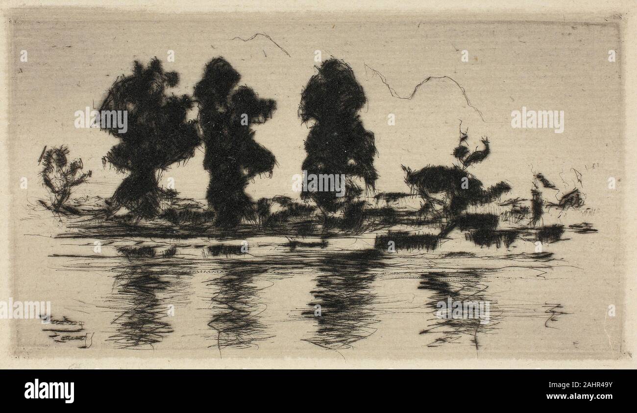 Theodore Roussel. The Thames, Evening. 1897. England. Etching and ...