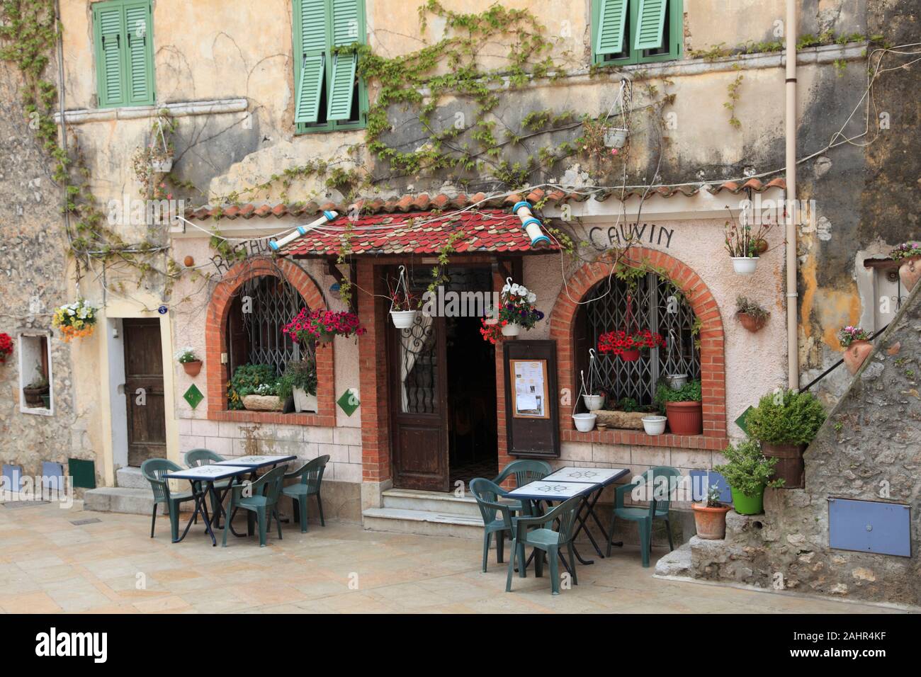Perched medieval village of Peille, Alpes-Maritimes, Cote d'Azur ...