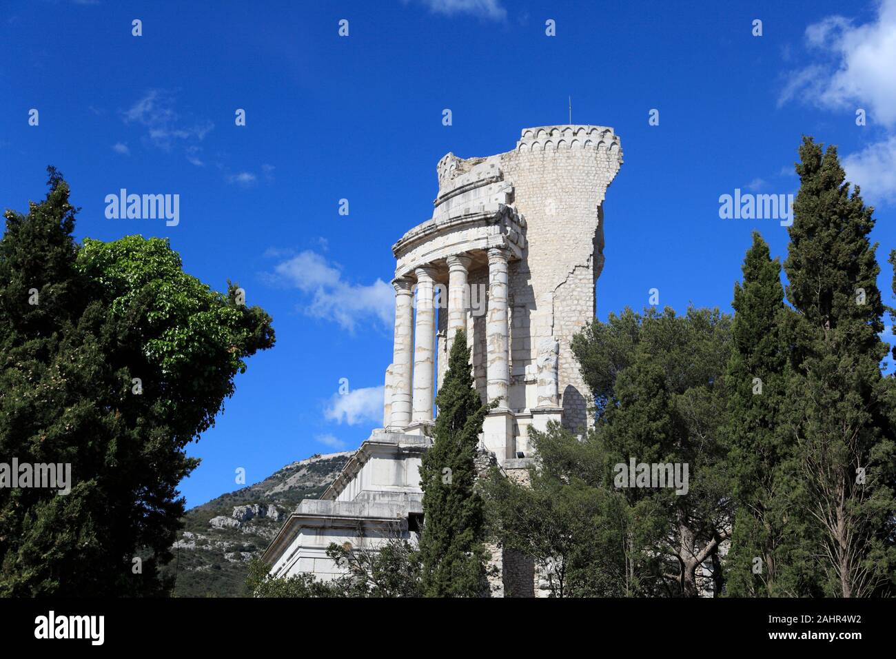 Roman Monument Trophy of Augustus or Trophy of the Alpes, La Turbie ...