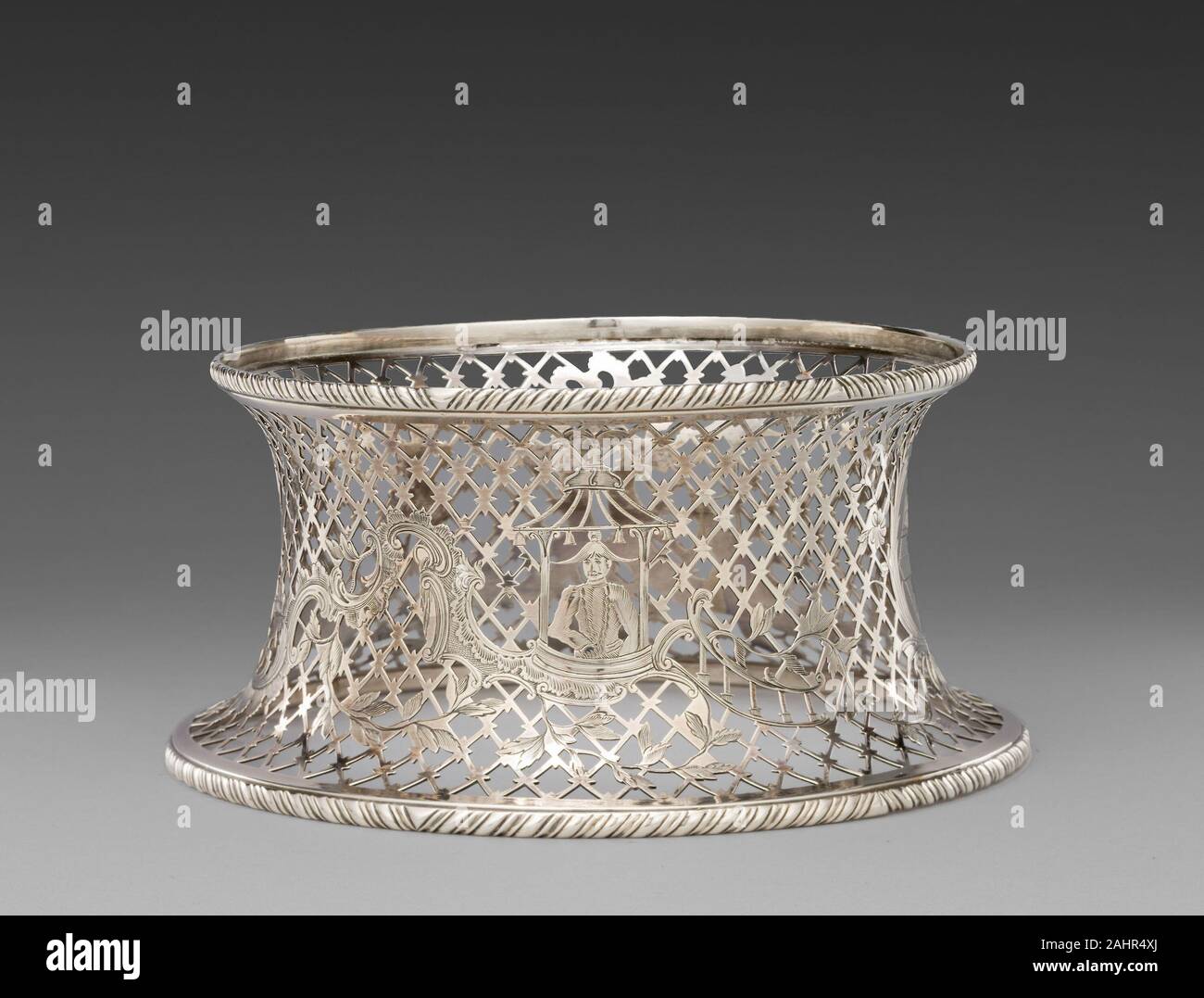 Charles Harrison Townsend. Dish Ring. 1772. Dublin. Silver Stock Photo ...