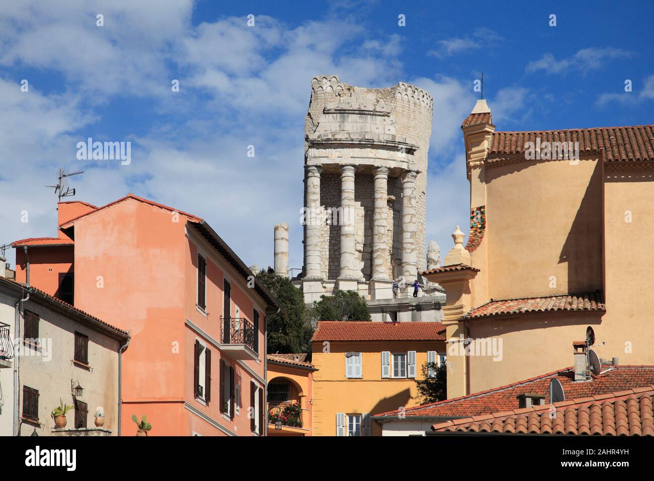 Roman Monument Trophy of Augustus or Trophy of the Alpes, La Turbie ...