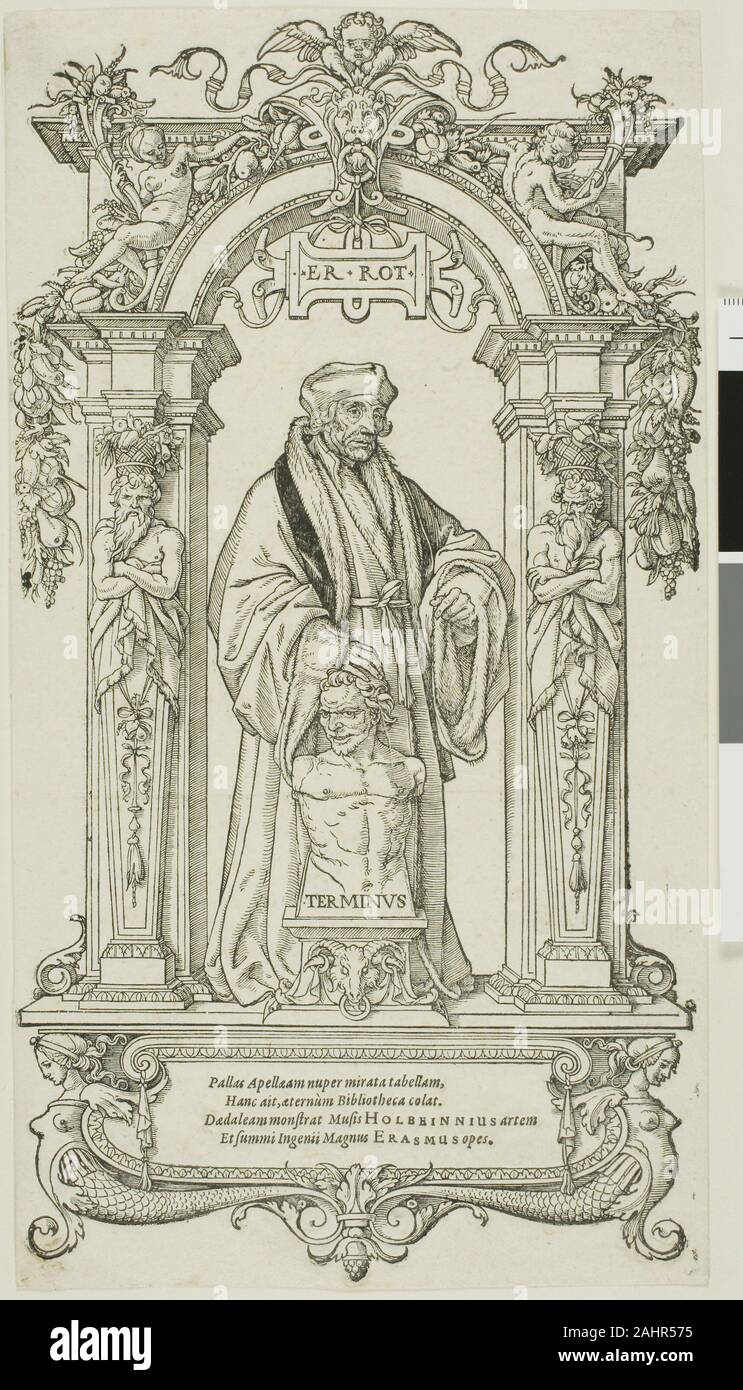 Hans Holbein, the younger. Erasmus of Rotterdam. 1517–1543. Germany ...