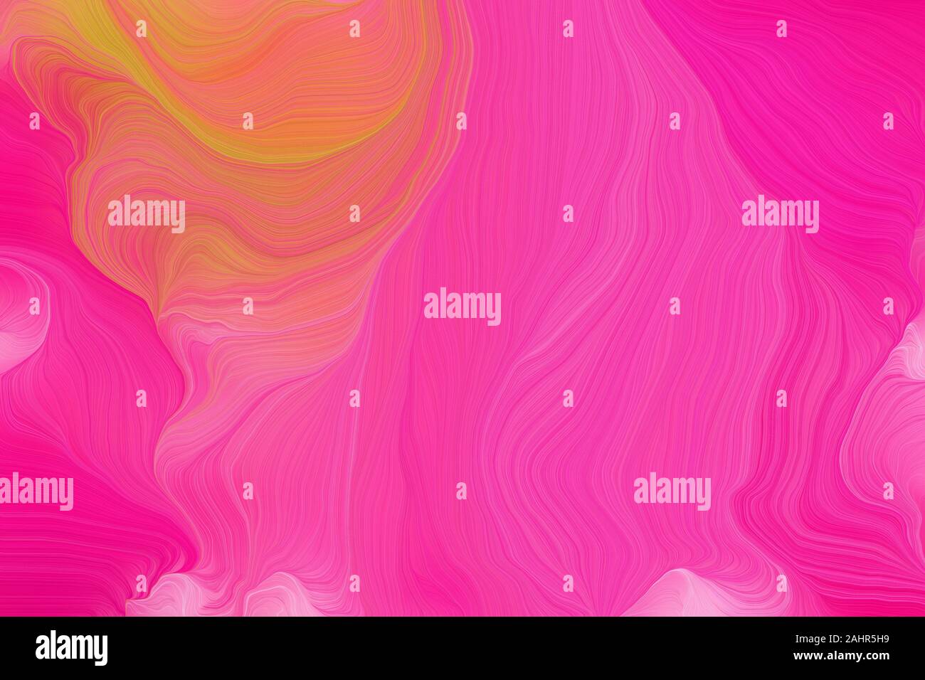 vibrant colors modern waves background illustration with deep pink ...