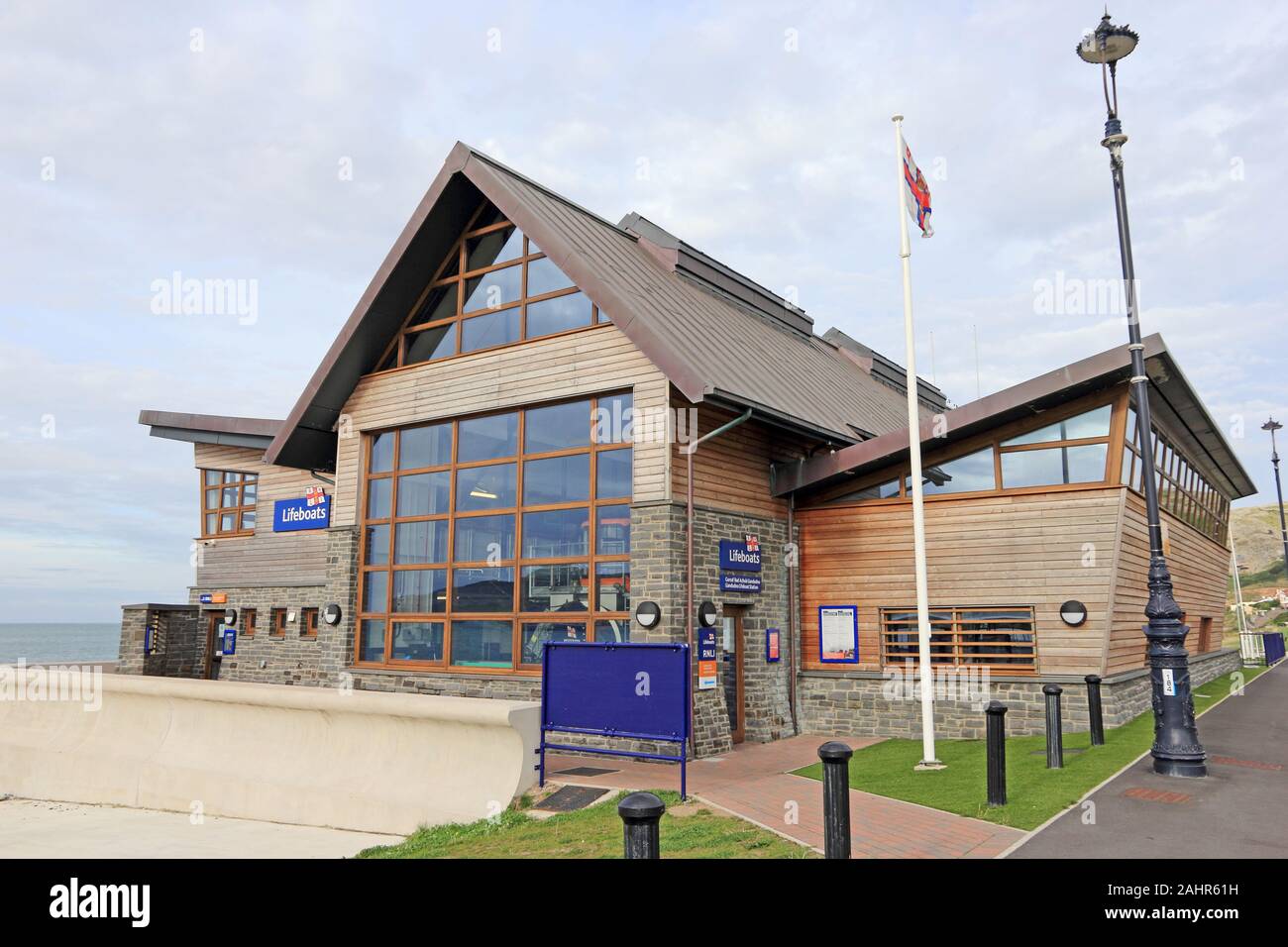 RNLI station, Llandudno Stock Photo - Alamy