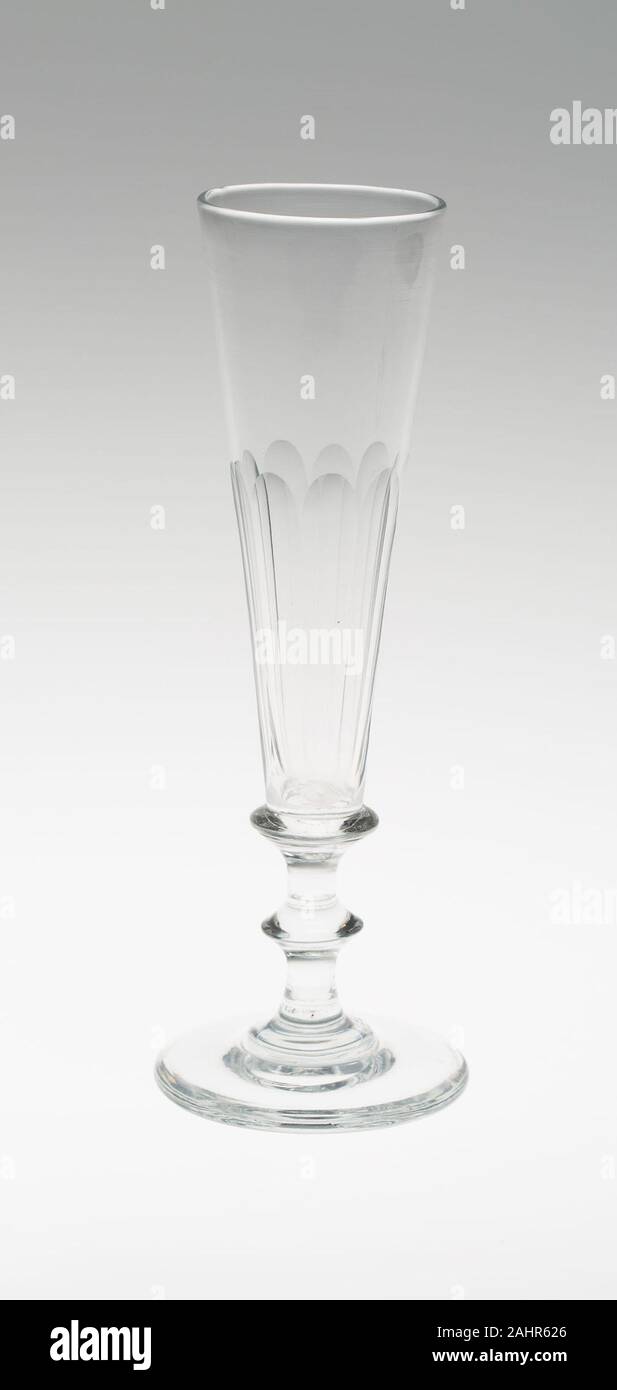 Flute. 1845–1855. England. Glass Stock Photo - Alamy