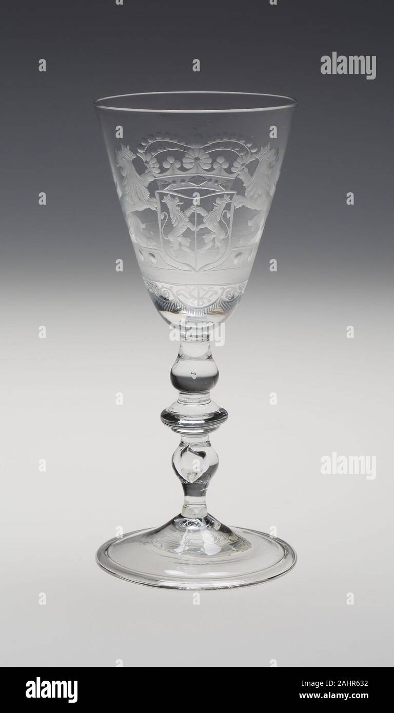 Wine Glass. 1735–1745. England. Glass Stock Photo - Alamy