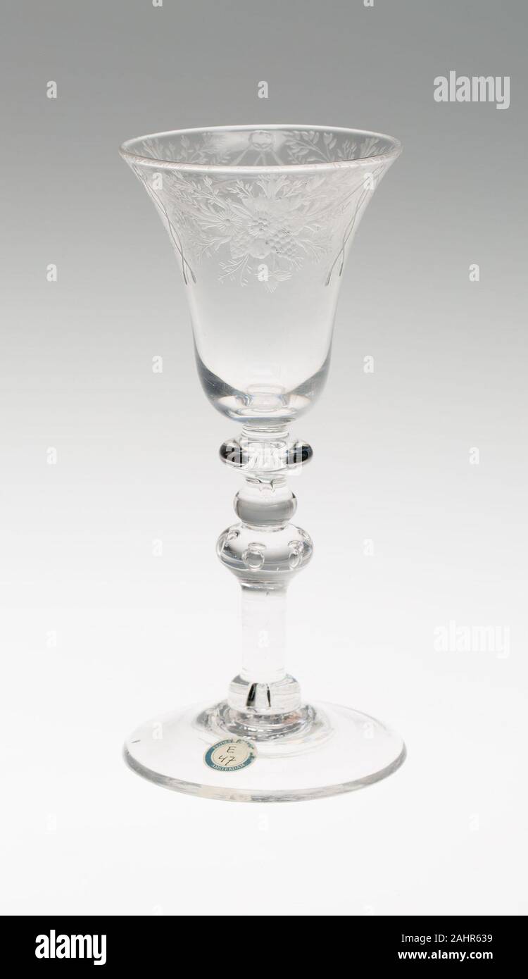 Wine Glass. 1740–1750. England. Glass Stock Photo - Alamy